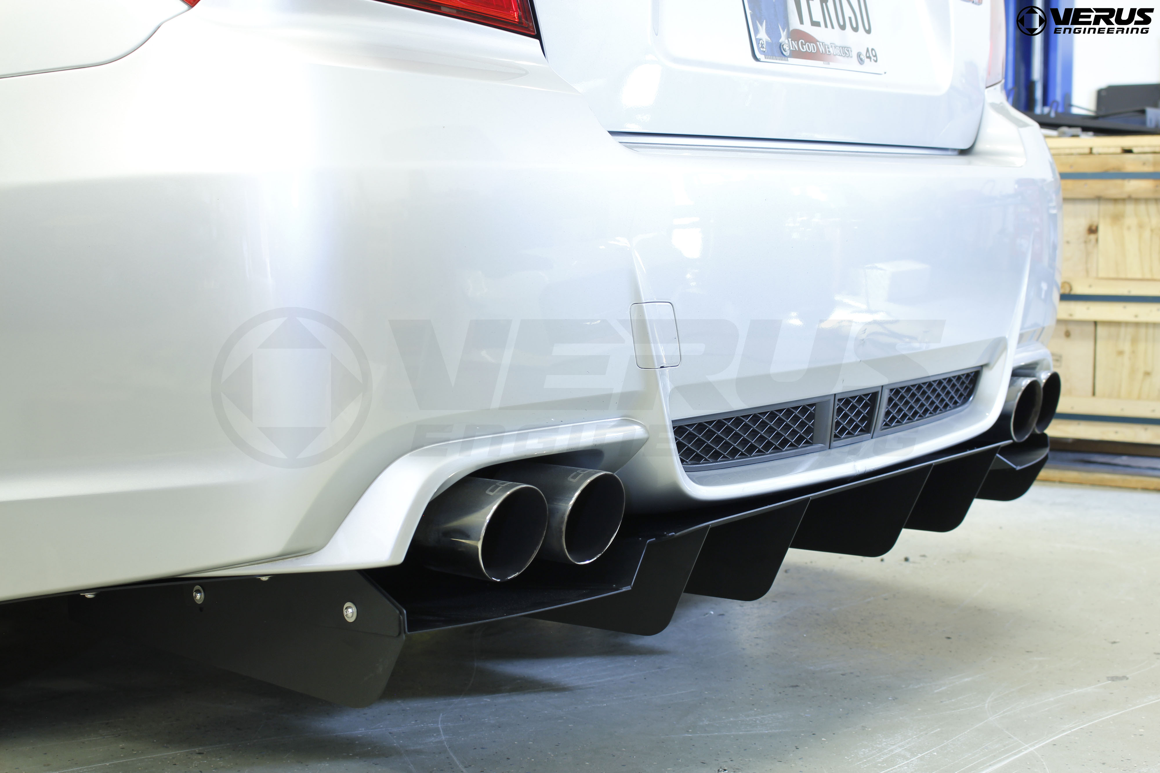 Rear Diffuser Wrx Sti Sedan Gv Verus Engineering